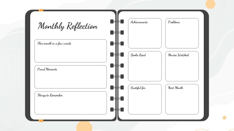 Free Reading Journal Template PowerPoint & Google Slides