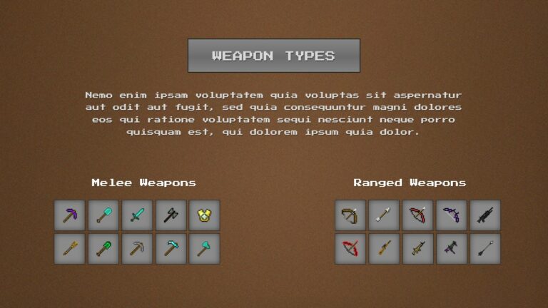 Free Interactive Minecraft Template PowerPoint and Google Slides