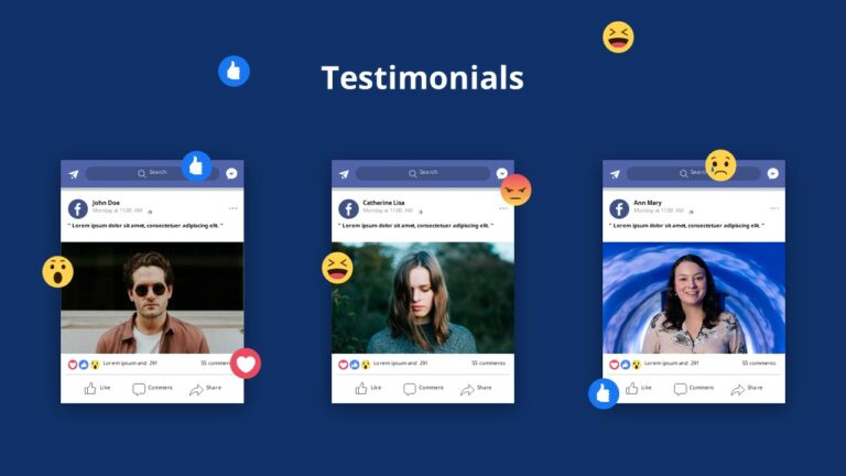 Free Animated Facebook Theme Template
