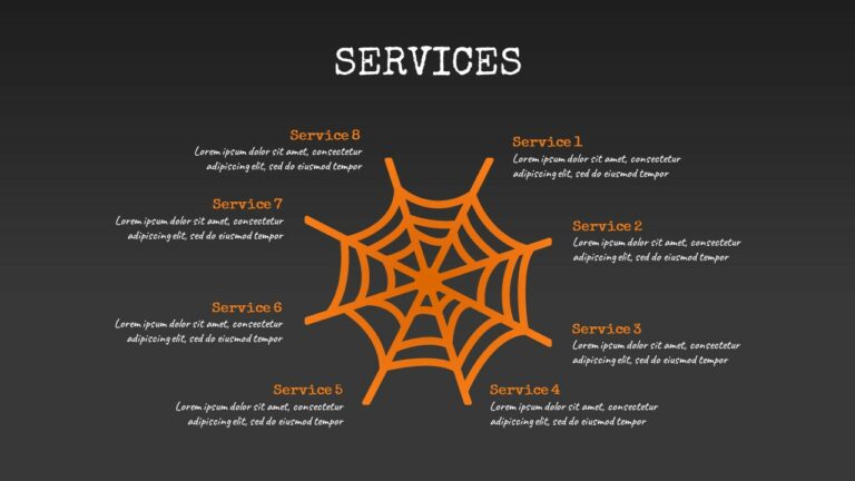 Free Spooky Dark Halloween PowerPoint Template