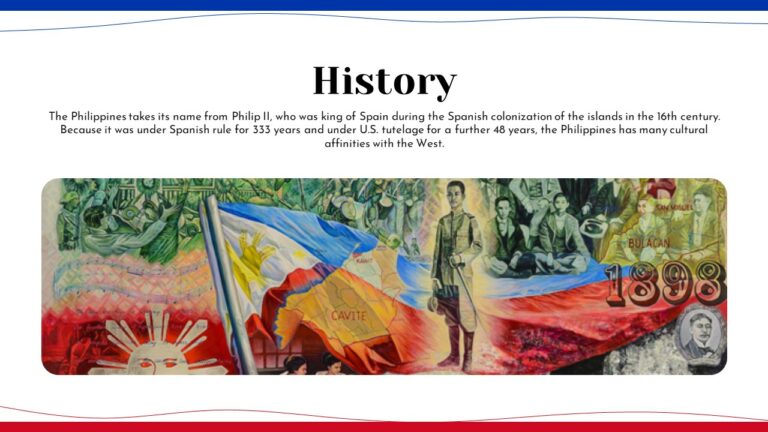 Free Philippines History PowerPoint Template & Google Slides
