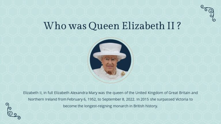 Free Queen Elizabeth ll Template PowerPoint & Google Slides