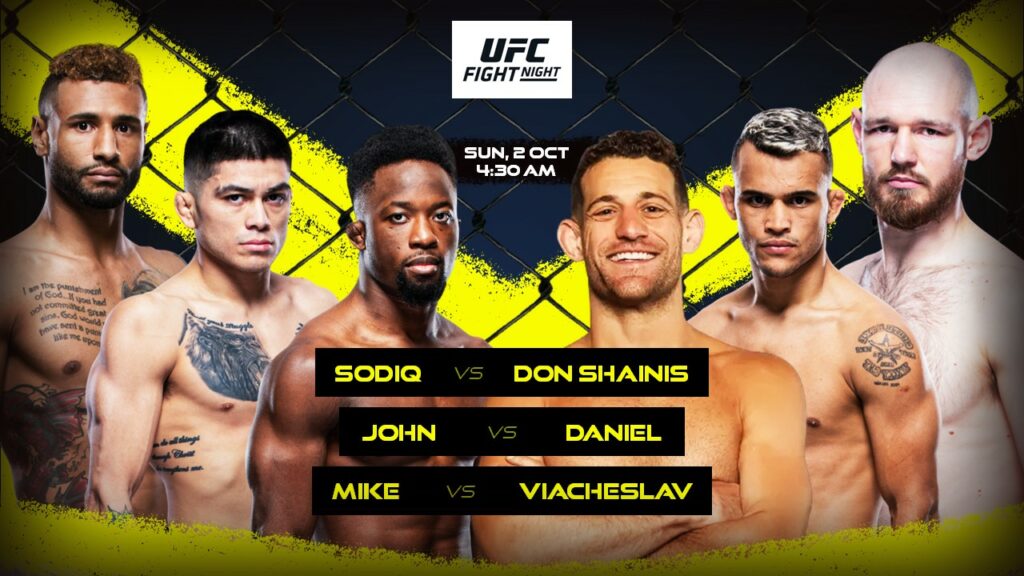 Free UFC Vegas 61 Template PowerPoint & Google Slides