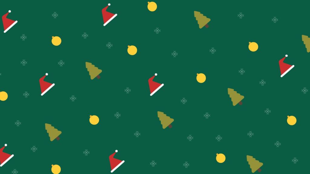Free Google Slides Christmas Holiday Background PPT Template