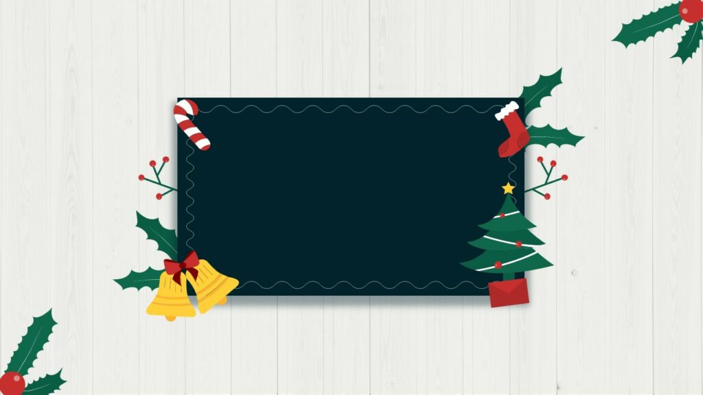 Free Google Slides Christmas Holiday Background PPT Template