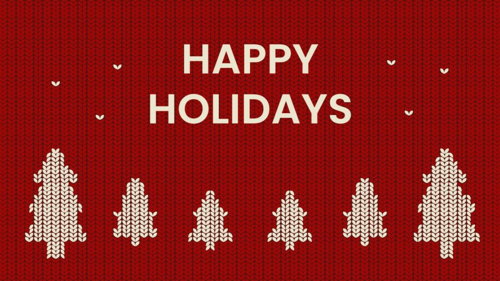 Free Google Slides Christmas Holiday Background PPT Template