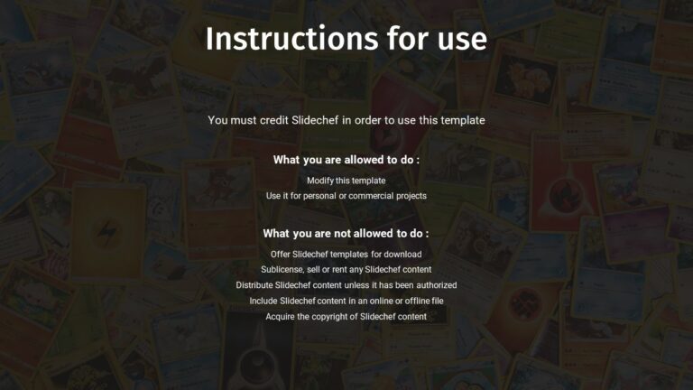 Free Google Slides Pokemon Cards Template PowerPoint