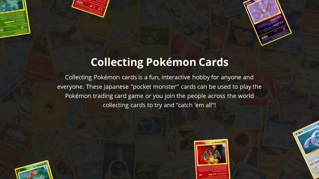 Free Google Slides Pokemon Cards Template PowerPoint