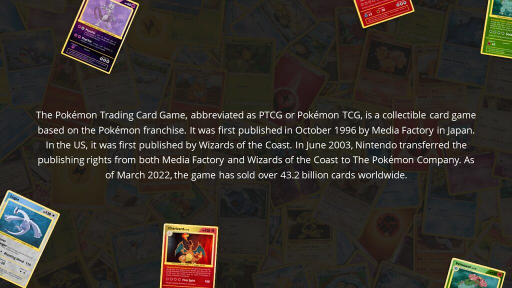 Free Google Slides Pokemon Cards Template PowerPoint