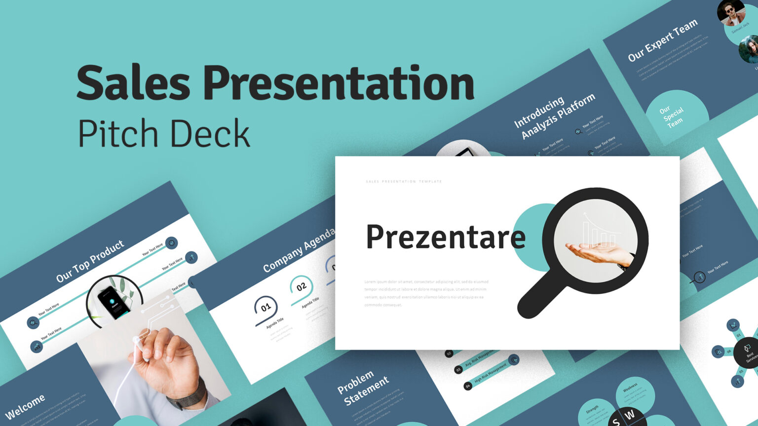 Free Prezentare PowerPoint Template and Google Slides