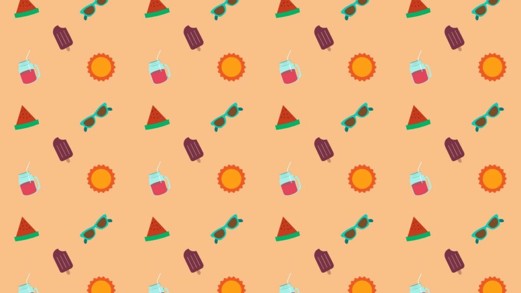 Free Summer Holiday Background PowerPoint & Google Slides