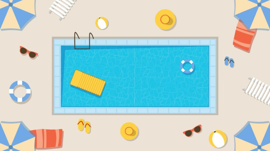 Free Summer Holiday Background PowerPoint & Google Slides