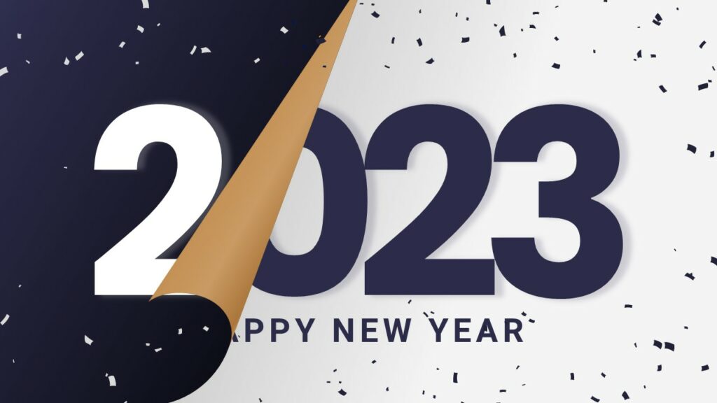 Free 2023 Happy New Year Google Slides & PowerPoint Template