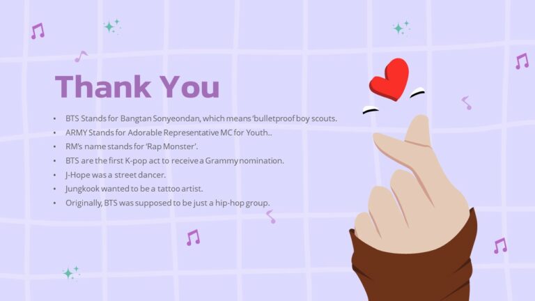 Free BTS PowerPoint Template & Google Slides