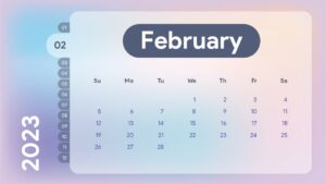 Free Interactive 2023 Calendar Template PowerPoint & Google Slides