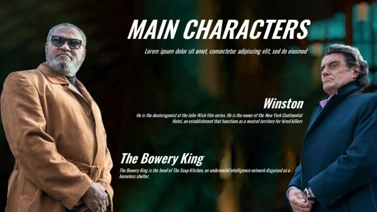 Free John Wick Template PowerPoint & Google Slides