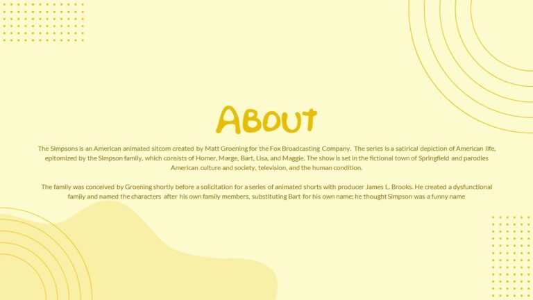 Free Animated Simpsons Template PowerPoint & Google Slides