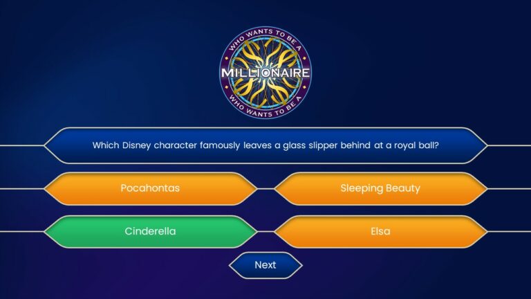 Free Interactive Who Wants to Be a Millionaire Template