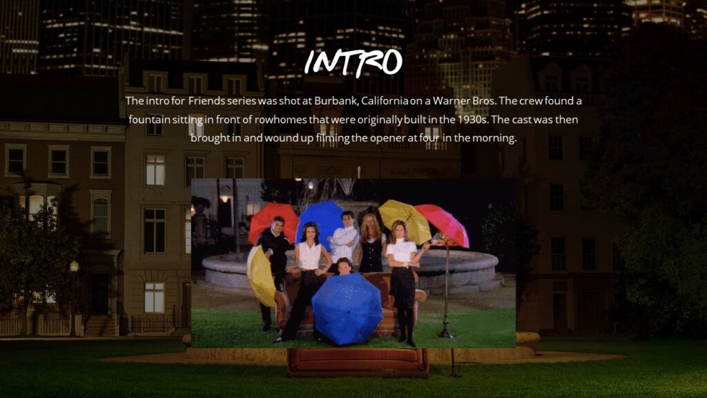 Free Friends Show Template PowerPoint & Google Slides