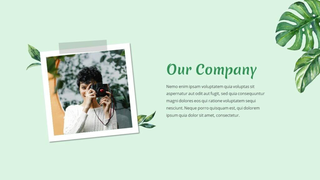 Free Google Slides Polaroid Template PowerPoint