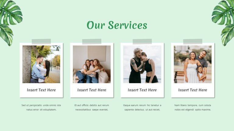 Free Google Slides Polaroid Template PowerPoint