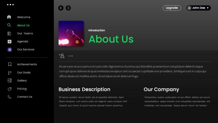 Free Spotify Google Slides Template PowerPoint