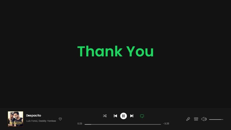 Free Spotify Google Slides Template PowerPoint