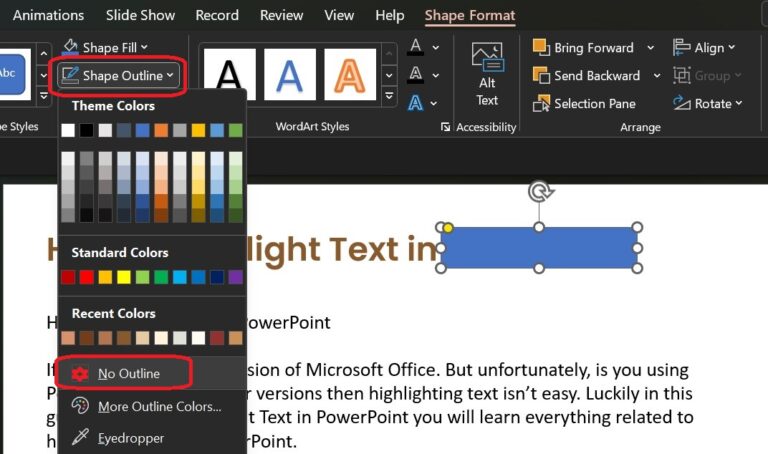 How to Highlight Text in PowerPoint - Easy Guide