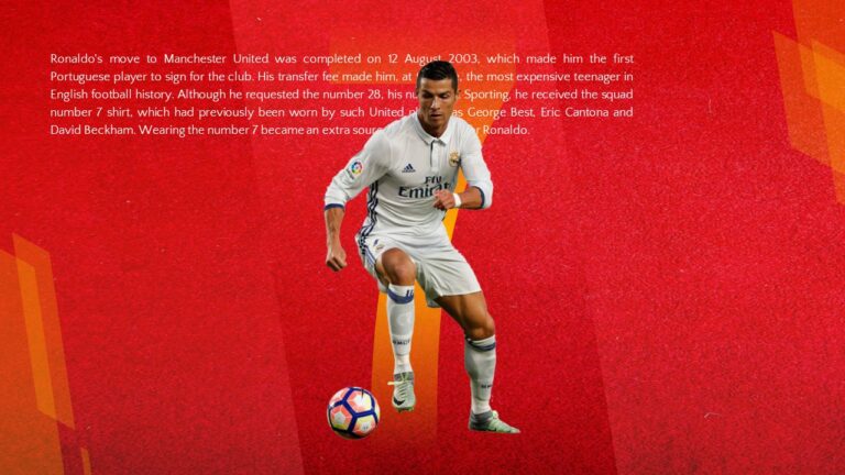 Free Google Slides Cristiano Ronaldo Template PowerPoint