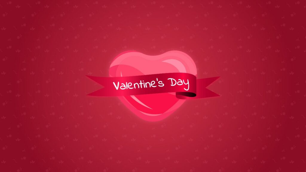 Free Valentines Day Background PowerPoint & Google Slides