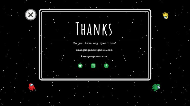 Free Among Us Game Template