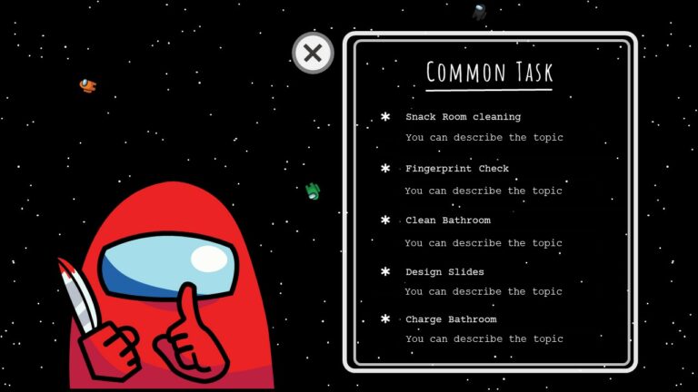 Free Among Us Game Template