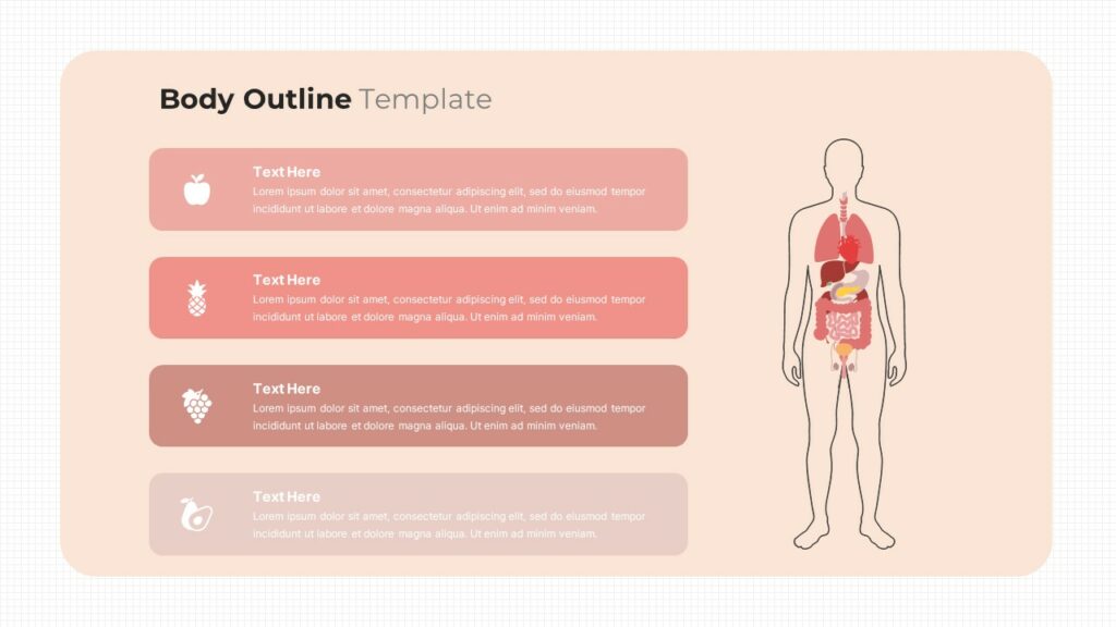 Free Google Slides Human Body Outline Template PowerPoint