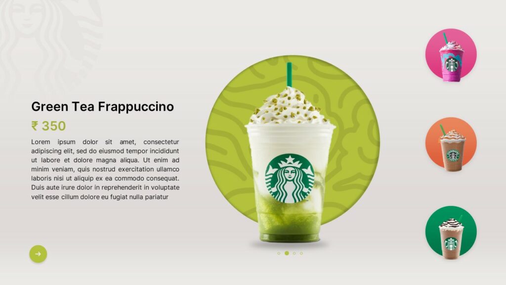 Free Animated Starbucks PowerPoint Template & Google Slides