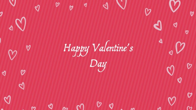 Free Valentines Day Background PowerPoint & Google Slides