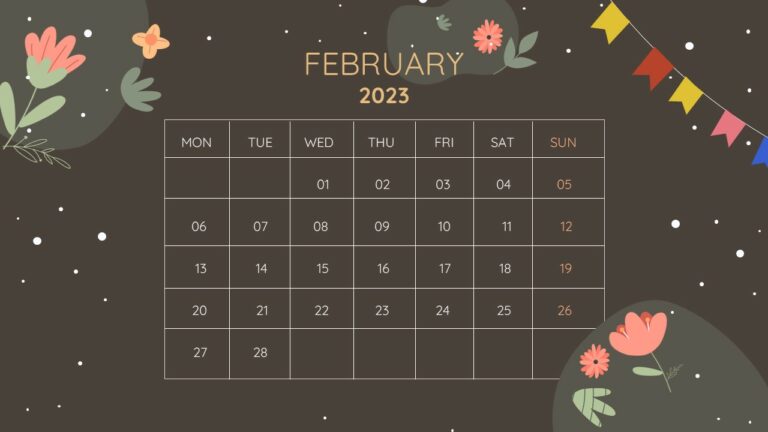 Free Google Slides Birthday Calendar Template PowerPoint