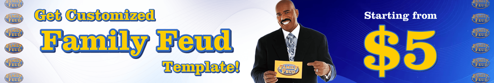 Classic Family Feud Board Background Slides - SlideChef