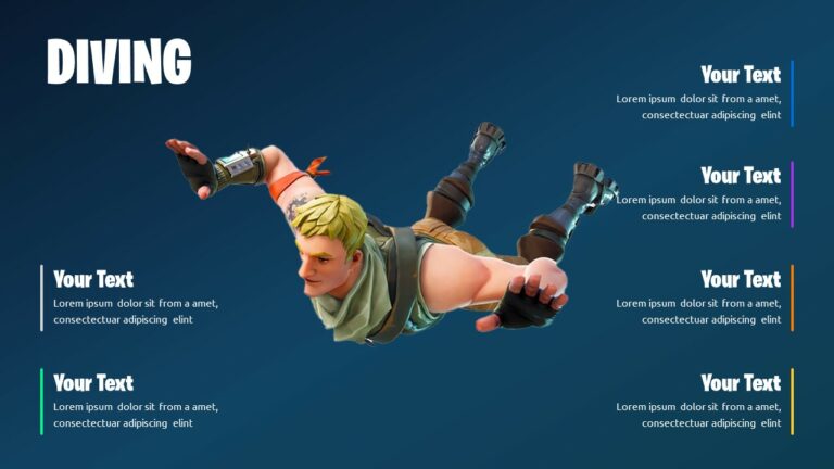 Free Google Slides Animated Fortnite Theme Template PowerPoint