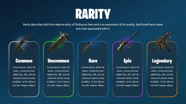 Free Google Slides Animated Fortnite Theme Template PowerPoint