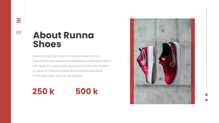 Free Google Slides Shoe Launch Template PowerPoint