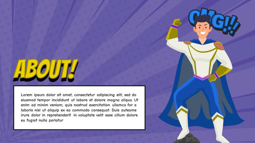 Free Google Slides Comic Book Style Template PowerPoint