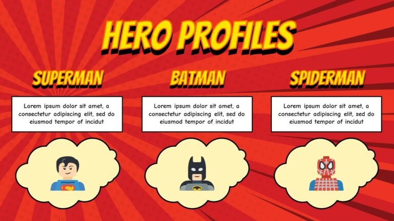 Free Google Slides Comic Book Style Template PowerPoint