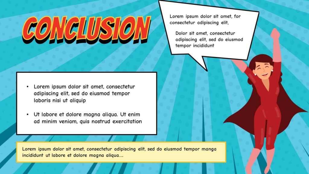 Free Google Slides Comic Book Style Template PowerPoint