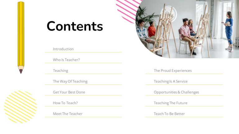 Free Google Slides Meet the Teacher PowerPoint Template