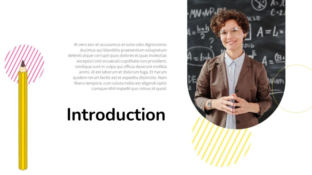 Free Google Slides Meet the Teacher PowerPoint Template