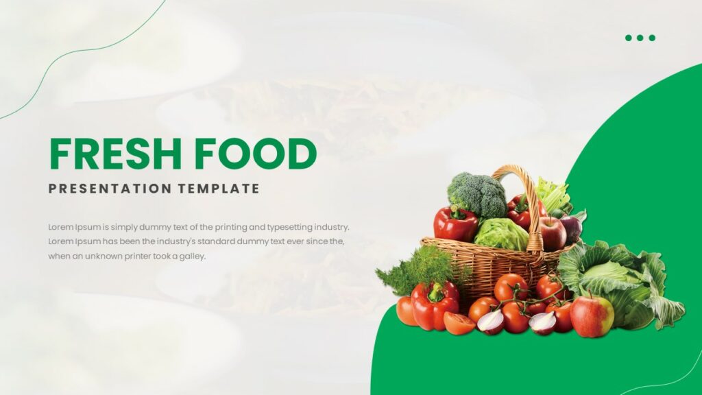 Free Aesthetic Food Presentation Template & Google Slides