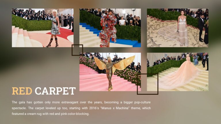 Free Met Gala 2023 Theme Template PowerPoint & Google Slides
