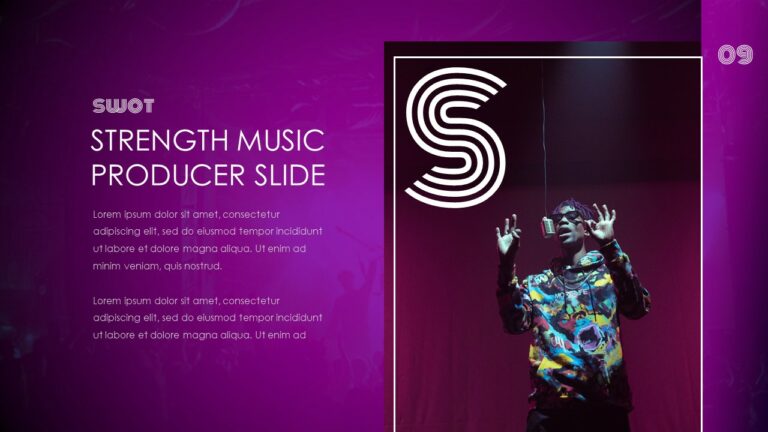 Free Google Slides Music Infographic PowerPoint