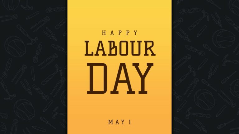Free Google Slides Labor Day Template PowerPoint