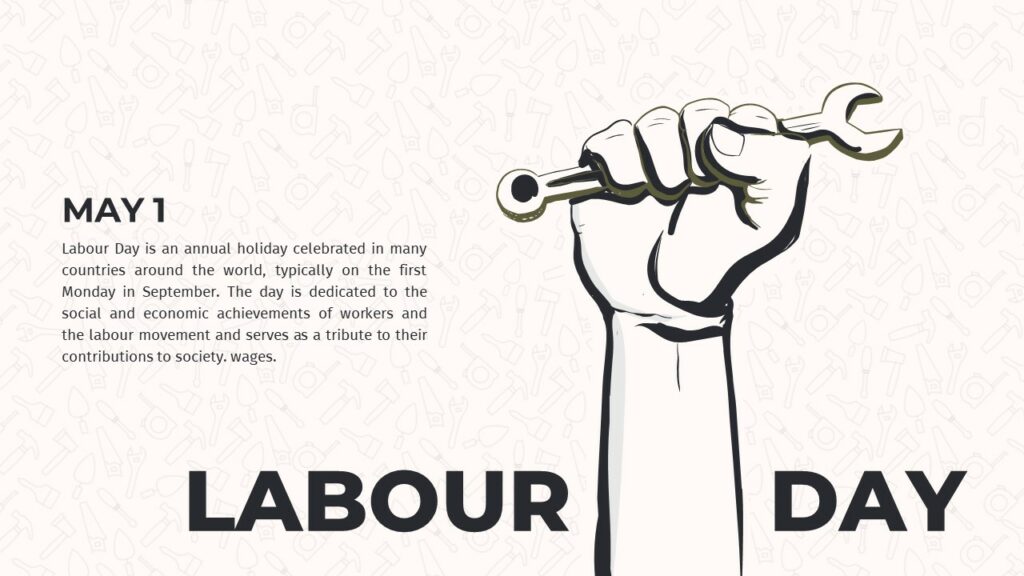 Free Google Slides Labor Day Template PowerPoint